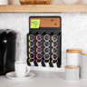 K Cup Wall Mount Holder Mind Reader Wall-Mount Coffee Pod Organizer - Holds 20 K-Cups (Magnetic ...